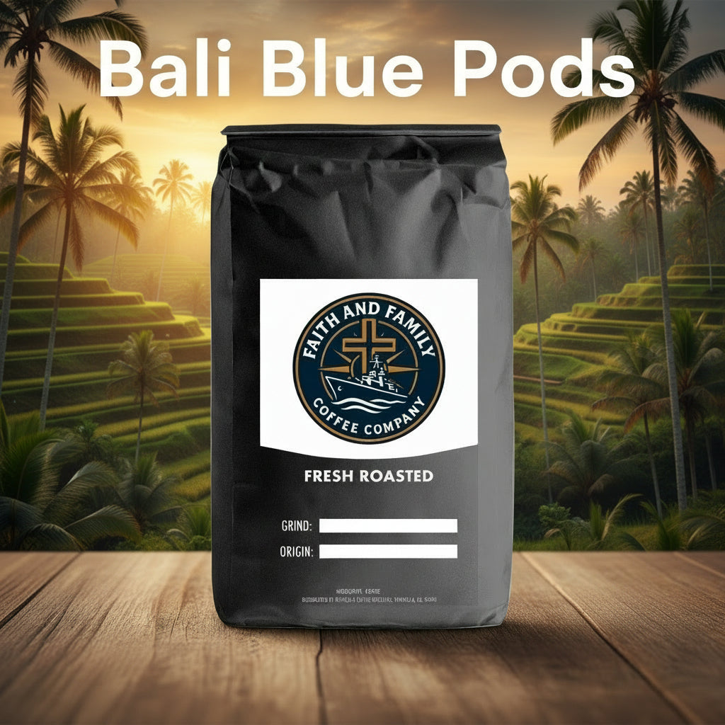 Bali Coffee Pods – Single Origin Medium-Dark Roast Pods – Faith and ...